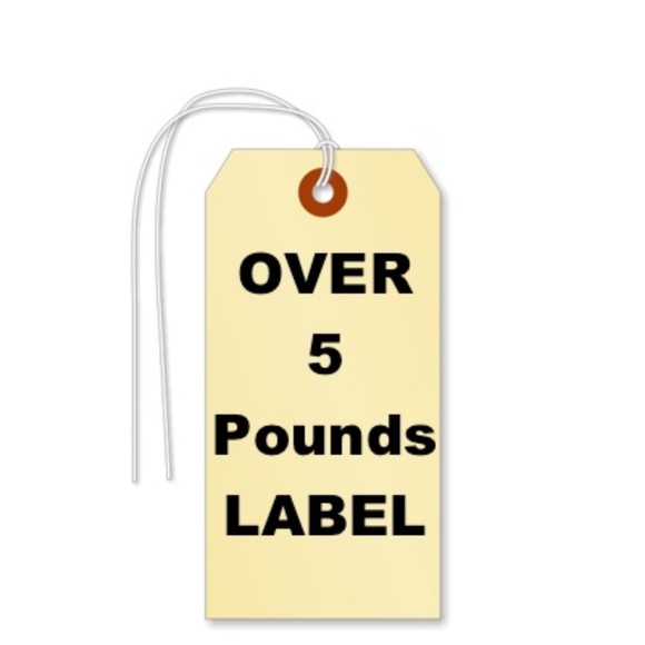 Accents | Over 5 Pounds Label | Poshmark